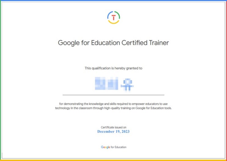 Google Certified Trainer 구글공인트레이너 합격 : 네이버 블로그
