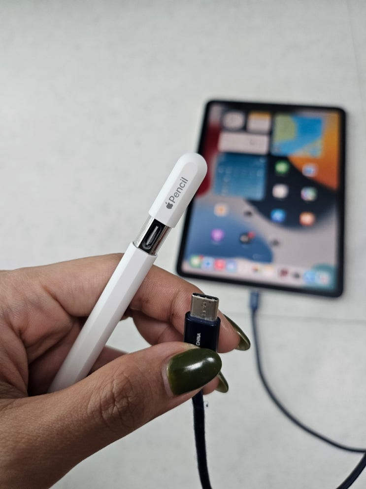 애플펜슬 USB-C타입 살만할까? : 네이버 블로그