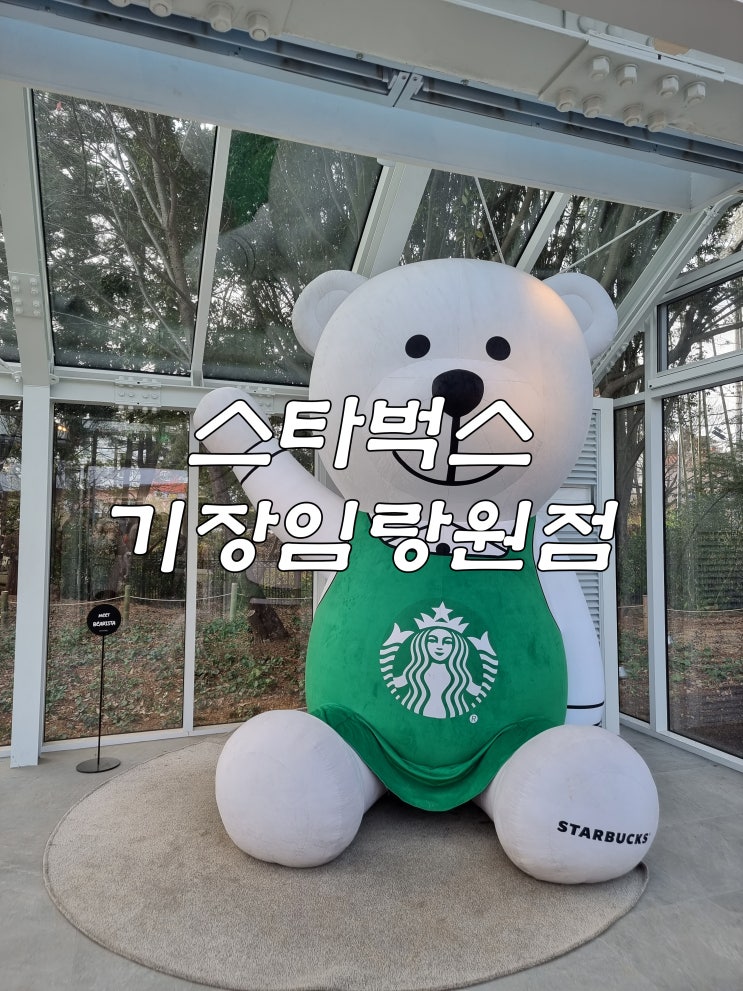 스타벅스기장임랑원점 스타벅스기장 스벅기장 기장가볼만한곳 스벅왕곰 네이버 블로그