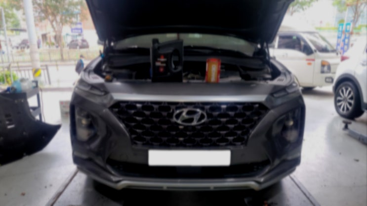 시흥 지디카프라자 현대 싼타페 TM 가솔린 터보 엔진오일 및 미션오일 교환 : 네이버 블로그