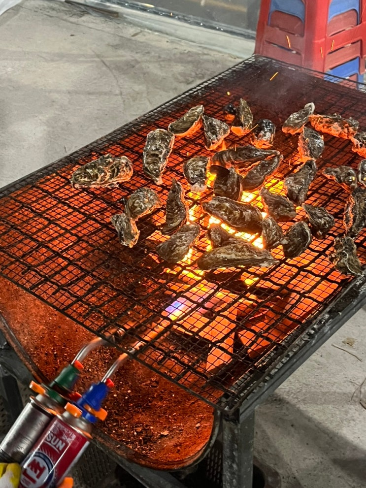 사천 비토섬 황제수산 : 분위기에 취하는 굴구이, 라면, 군고구마 : 네이버 블로그