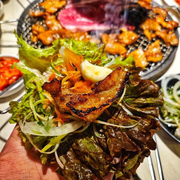 명륜진사갈비 신촌점 퇴근후회식갈비버거맛있게만들기신촌무한리필돼지갈비리뉴얼 네이버 블로그