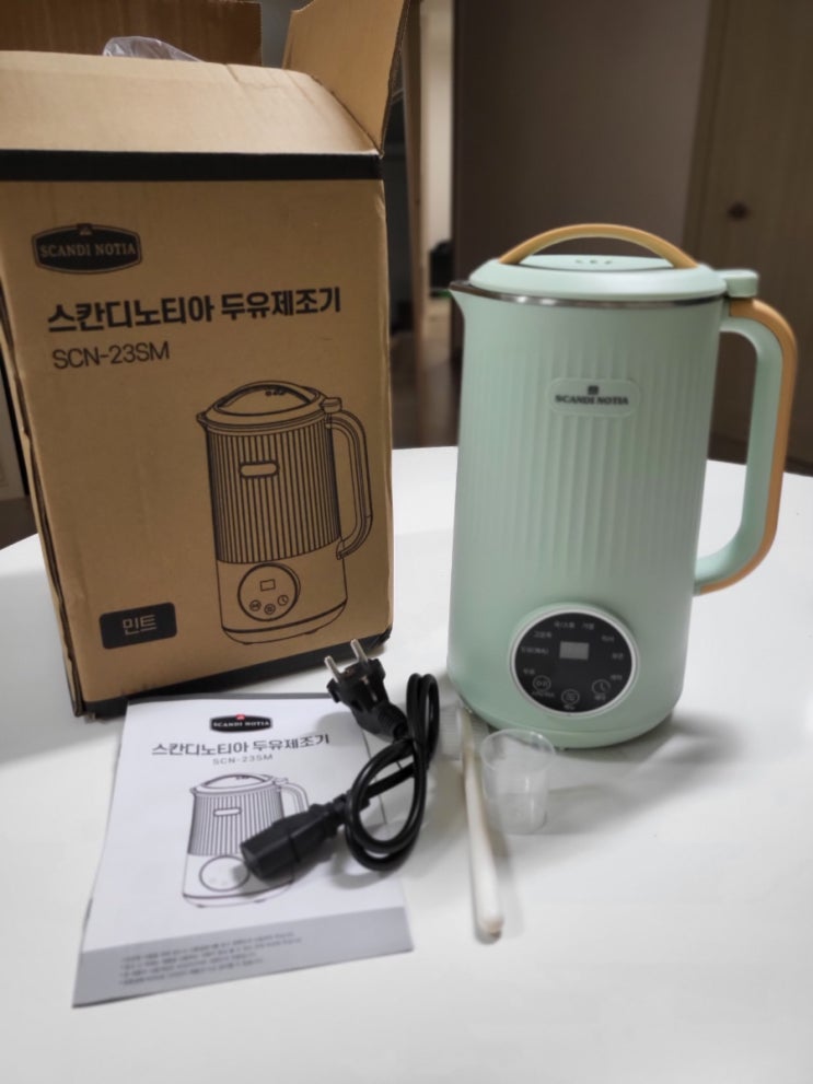스칸디노티아 두유제조기 SCN-23SM 제품 리뷰 : 네이버 블로그