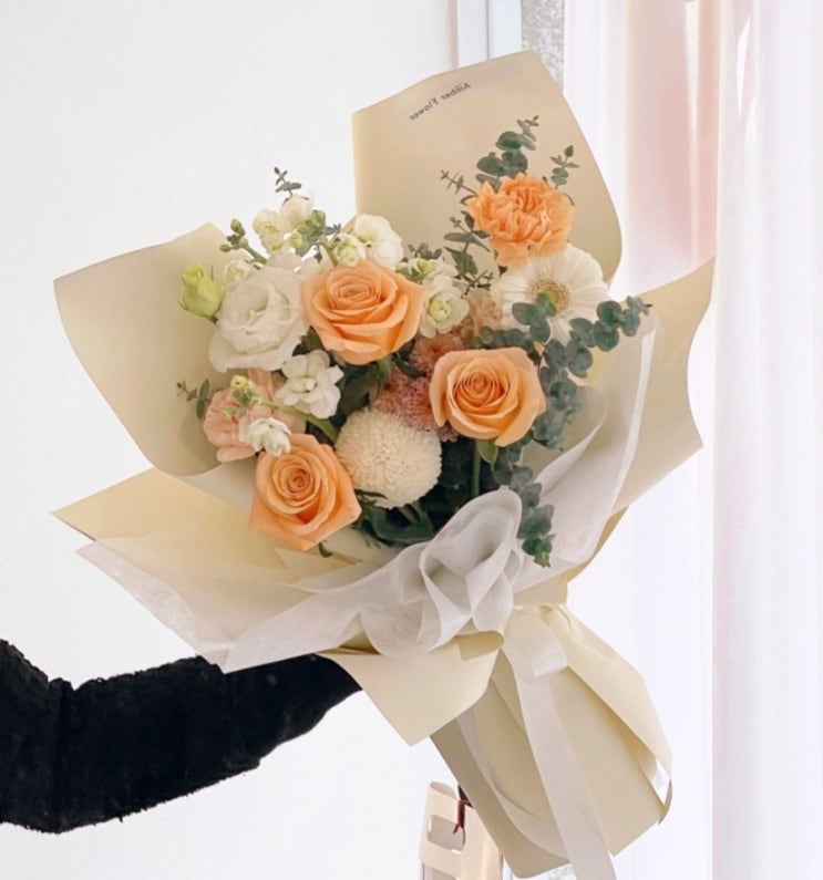 노원역 꽃집 엠버플라워 상계동 꽃집에서 연말 부모님 선물 기본s 꽃다발 네이버 블로그