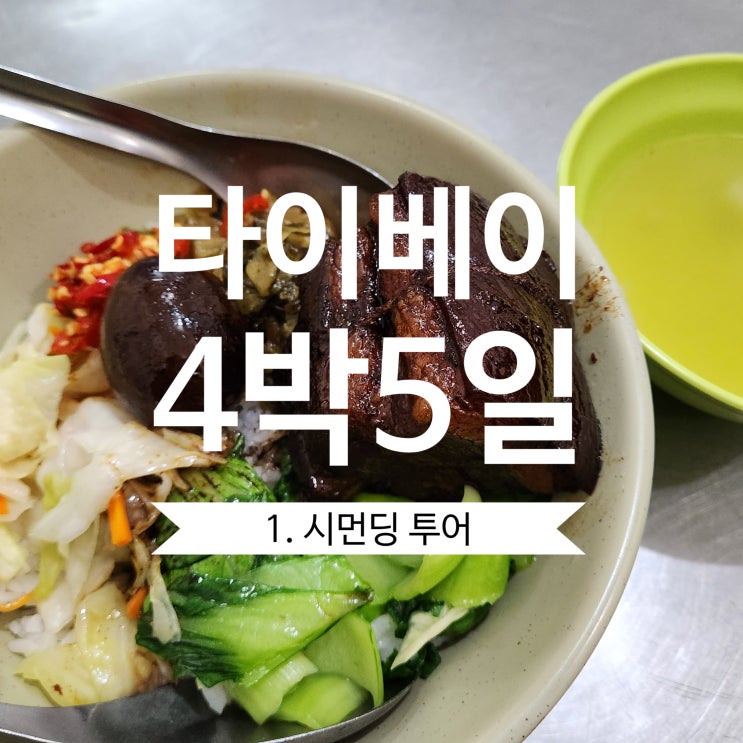 대만 타이베이 4박5일 ① 저스트슬립호텔 시먼딩 몽가 지파이 동파육 덮밥 아종면선 곱창국수 네이버 블로그