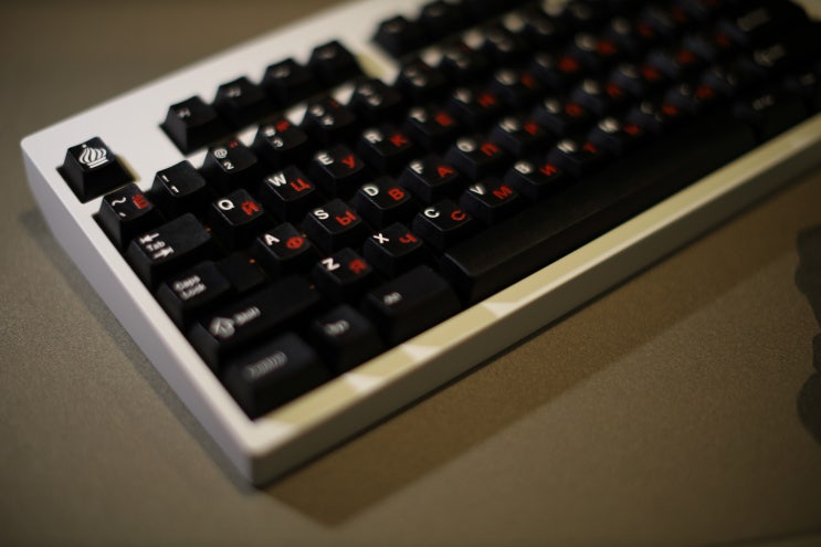 Mode Degins Eighty White x GMK WoB Red Cyrillic : 네이버 블로그