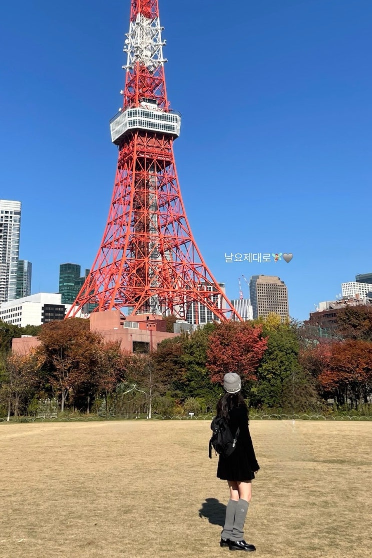 도쿄 혼자 여행 DAY 2 | 도쿄타워 시바공원, 카멜백, 시부야 하라주쿠 쇼핑거리 (슈프림 스투시 CDG 팔라스 단톤 포터 등 ...