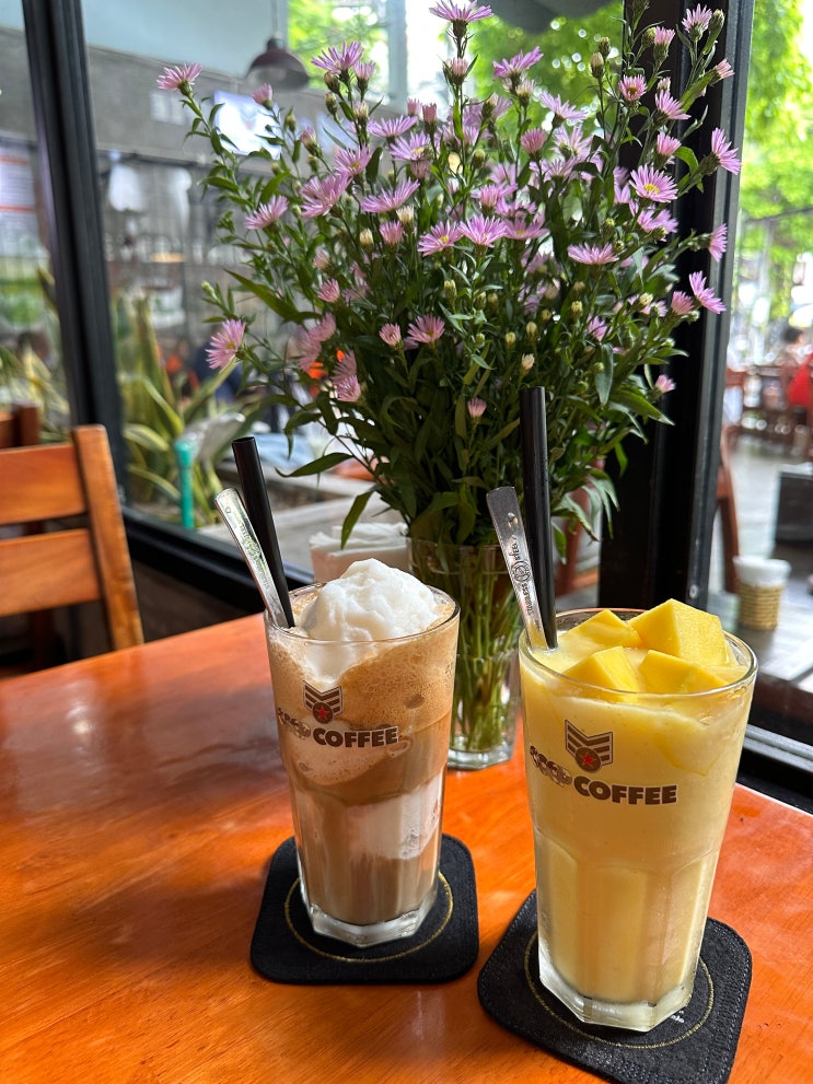 [나트랑 자유여행] 나트랑 카페 CCCP COFFEE 코코넛커피, 망고스무디 : 네이버 블로그