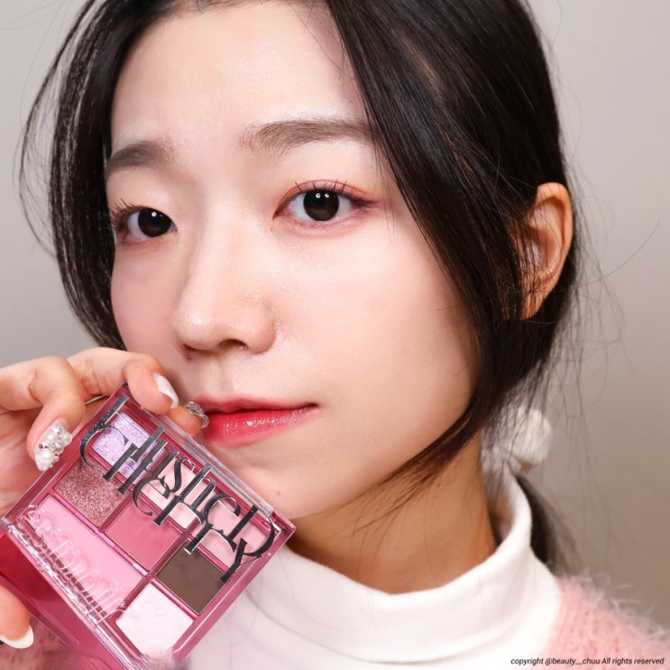 에스쁘아 허쉬드체리 리얼아이팔레트 올뉴 겨울 쿨톤 섀도우팔레트 메이크업 네이버 블로그