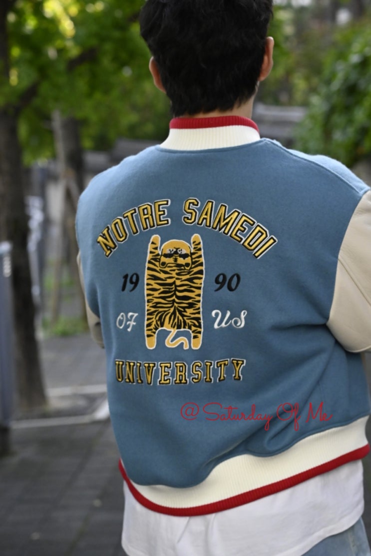 STU Notre Varsity Jacket : 네이버 블로그