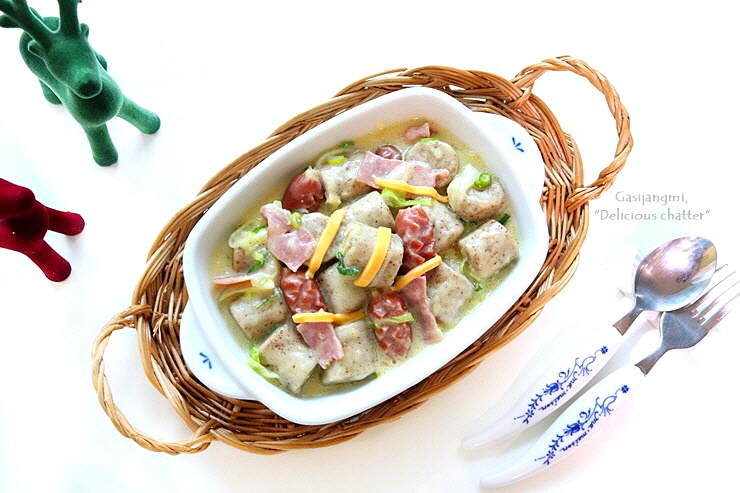 까르보나라떡볶이 만드는 법 부드러운 크림떡볶이 레시피 안매운떡볶이 집밥 쌀떡볶이 네이버 블로그