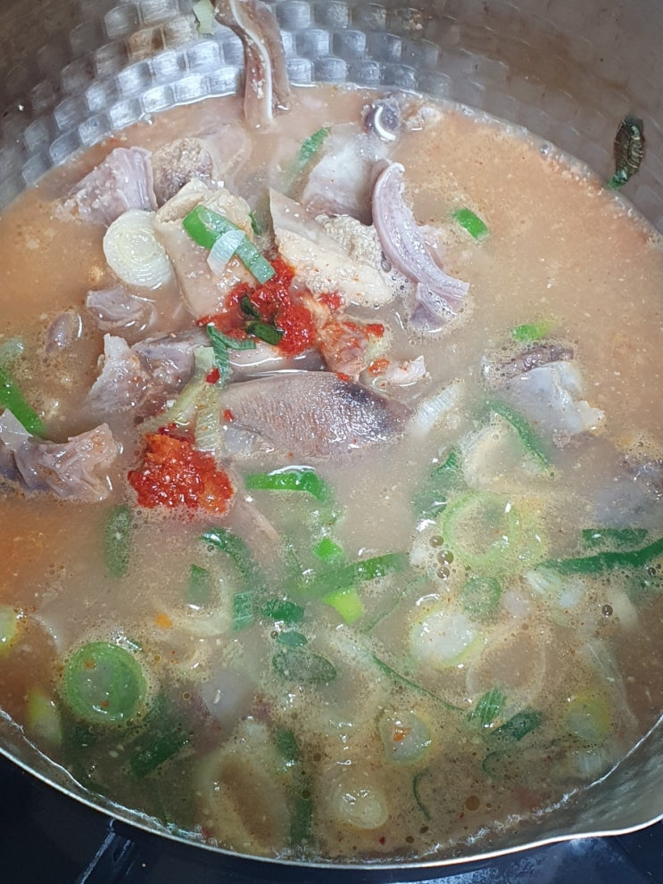 추울 땐 따뜻한 백암왕순대 얼큰 오소리순대국 한그릇 네이버 블로그