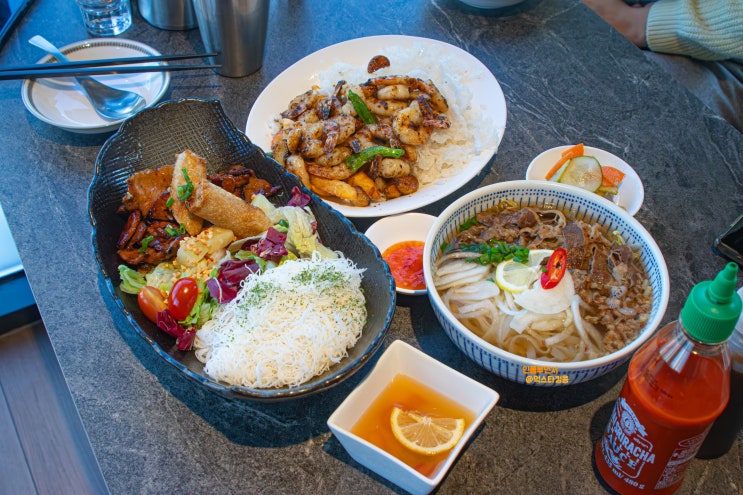 대구 동촌유원지맛집 촘촘 직화소고기쌀국수 분짜 페퍼쉬림프 메뉴 가격 네이버 블로그