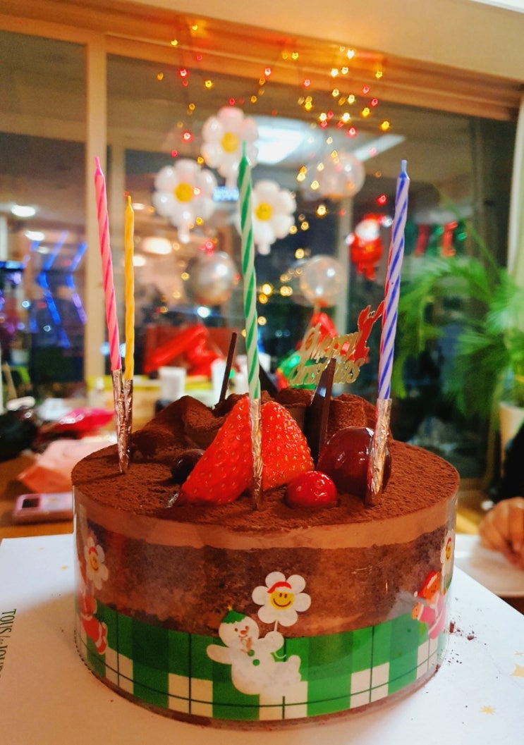 뚜레쥬르 크리스마스 케이크 예약 추천 할인 홈파티 후기 : 네이버 블로그