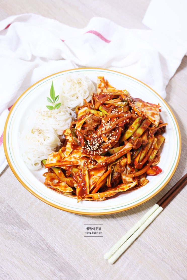 골뱅이무침 양념장 백종원 골뱅이무침 레시피 골뱅이소면 무침 골뱅이 비빔국수 네이버 블로그