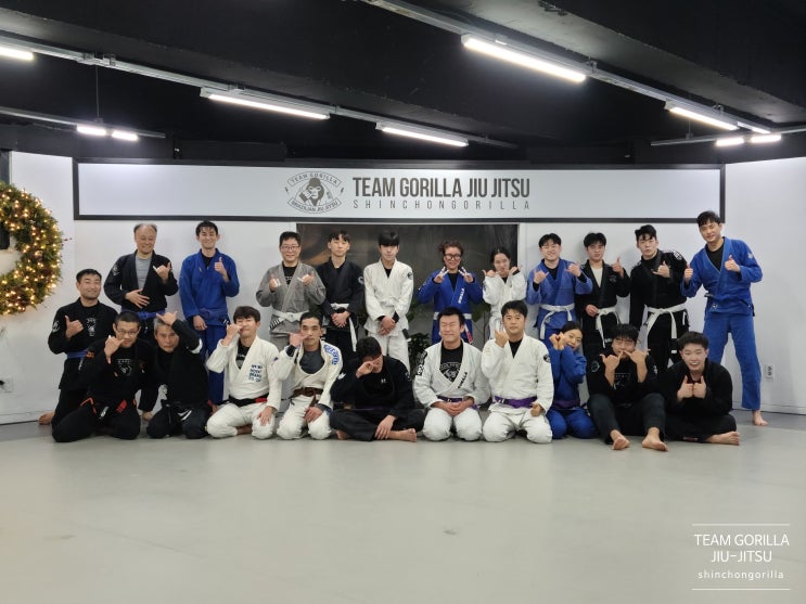 팀 고릴라주짓수 본관 용인수지주짓수전문체육관 용인수지고릴라주짓수 신촌고릴라 최병규주짓수 크리스마스에도 빠지지 않고