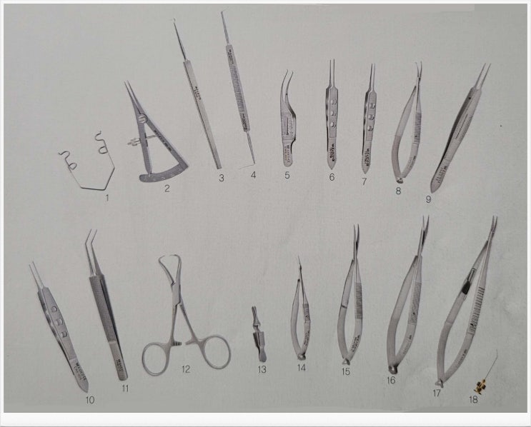 Cataract Basic Surgery Instrument Set : 네이버 블로그