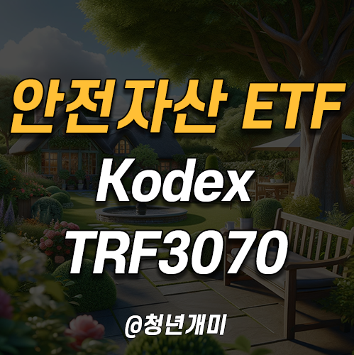 퇴직연금 안전자산 ETF Kodex TRF3070 리얼리뷰 : 네이버 블로그