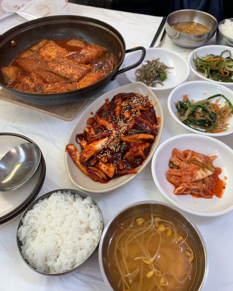 강릉 옥천동 오징어볶음이 맛있는 정화식당 : 네이버 블로그