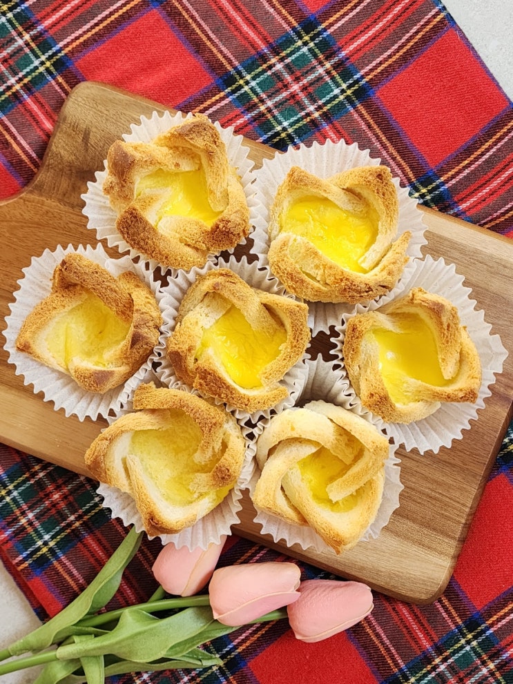 식빵 에그타르트 레시피 필링 만들기 겨울 방학 아이들간식 간단한 에어프라이어 식빵 요리 네이버 블로그