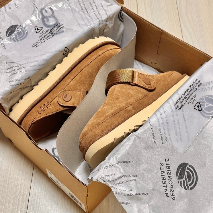 Ugg 어그 골든스타 클로그 체스트넛 230mm 직구 후기 아이포터배대지 네이버 블로그