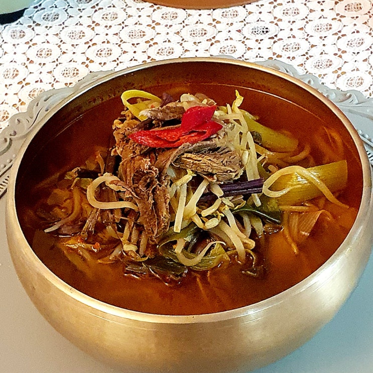 육개장 레시피 양지 육개장 소고기육개장 끓이는법 네이버 블로그