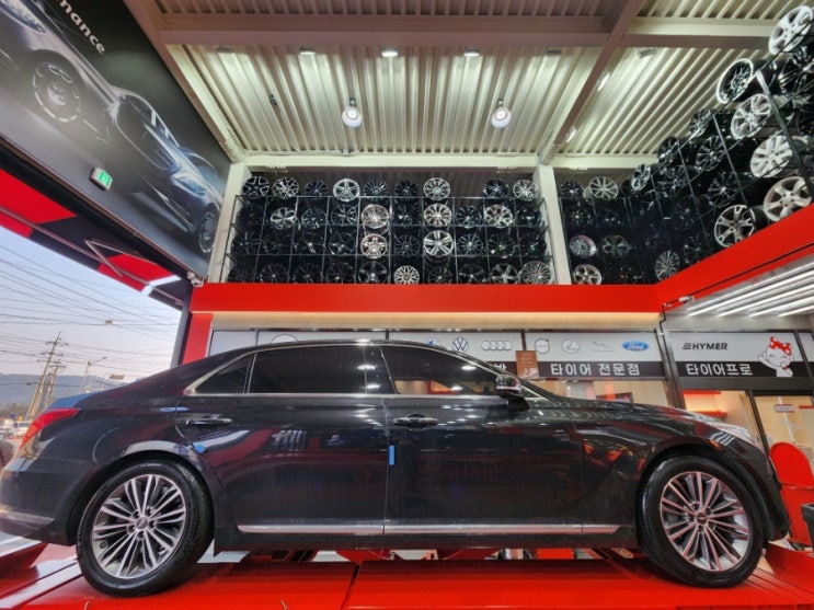 제네시스 EQ900 금호타이어 마제스티9 245 50 18 TA91 출고형 미쉐린 순정타이어 만큼 좋아요 : 네이버 블로그