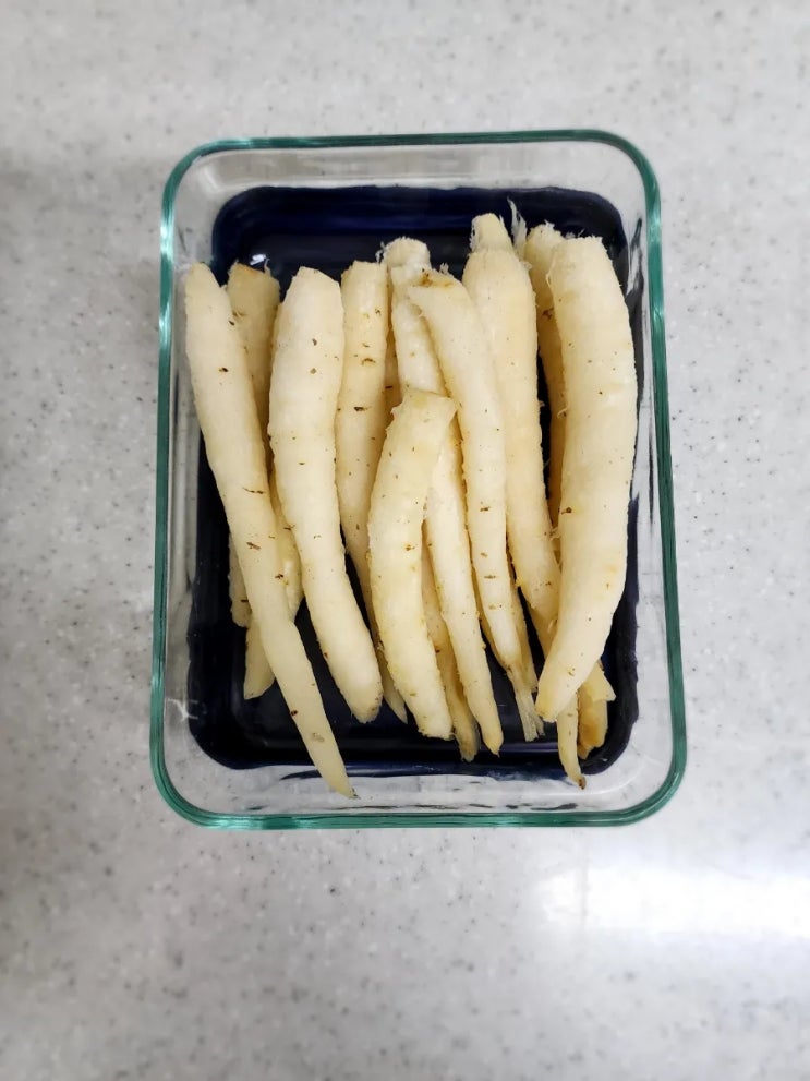 더덕 껍질 쉽게 벗기는 법 더덕 손질 더덕 껍질 쉽게 까기 네이버 블로그