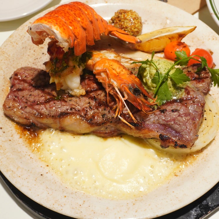 올림픽공원맛집 미테이블 스테이크 맛있는 데이트 장소로 추천 네이버 블로그