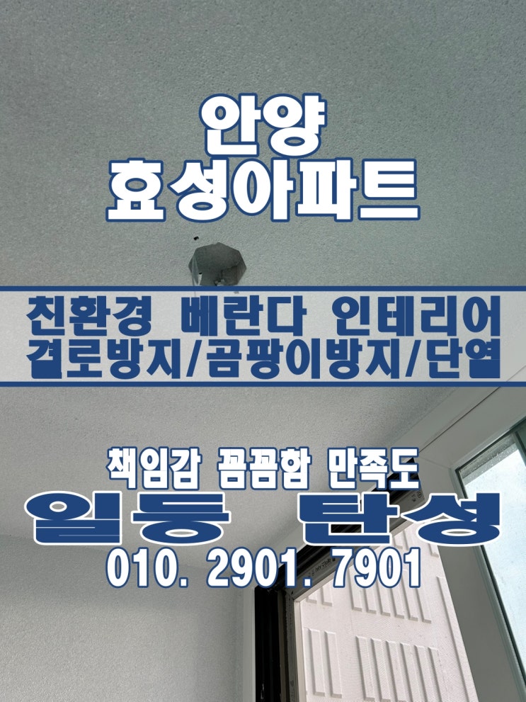 안양 효성아파트 탄성코트 베란다페인트 시공 네이버 블로그
