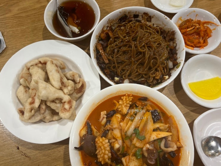 원쓰부 인천 연수동 중국집 매운 짬뽕 맛집 삼선고추짬뽕 삼선간짜장 미니탕수육 네이버 블로그