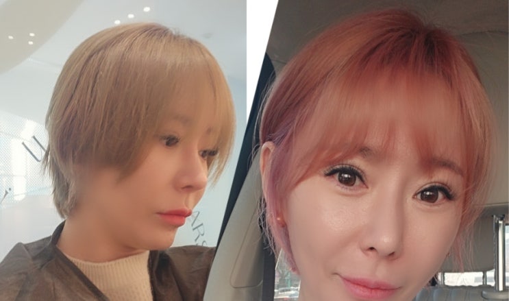 2024 여자 짧은 숏컷 단발머리 커트 스타일 애쉬염색 핑크바이올렛 사당역 미용실 디얼스 준혁원장님 네이버 블로그