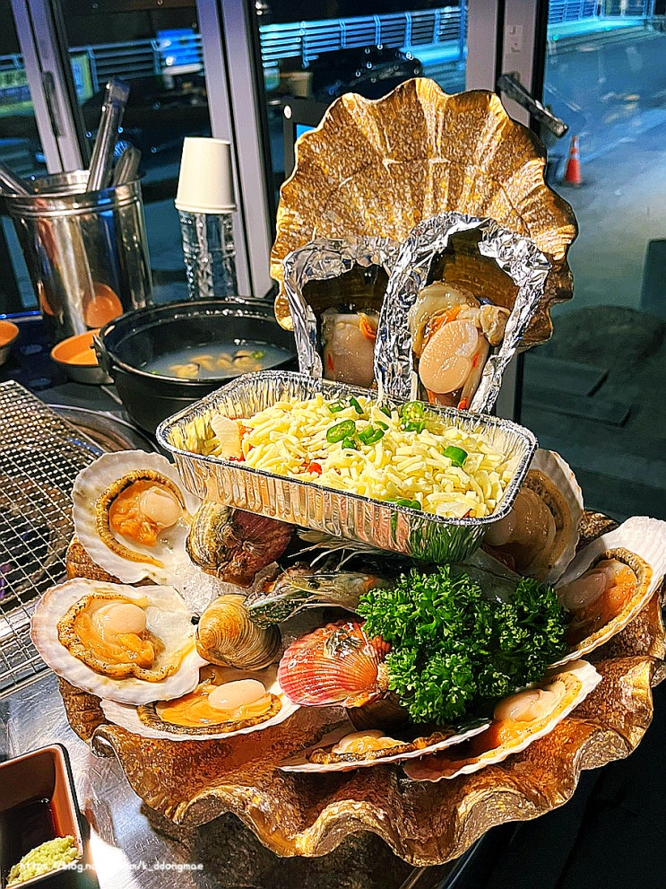 부산 송정 맛집 어부의술상 분위기 좋은 오션뷰 조개구이 맛집 네이버 블로그