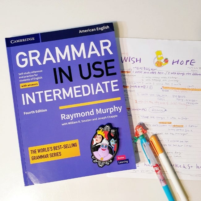🔮그래머인유즈 캠브리지 중급 영어교재 Wish Hope 새해인사 영어 문구 모음 Grammar In Use