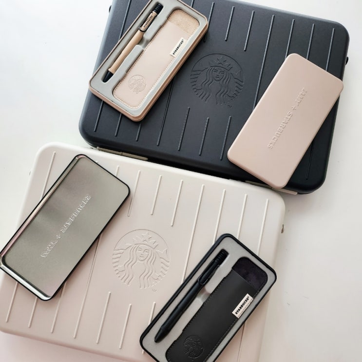 스타벅스 핸디데스크 증정 수령 사용 후기 2024 스벅 라미펜 다이어리 세트 : 네이버 블로그