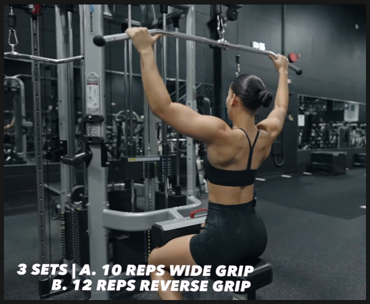 [헬스 상체운동-등운동&이두근 운동]풀업,바벨로우,덤벨로우,렛풀다운,시티드 로우/프리처컬&해머컬 슈퍼세트 (Analis Cruz ...