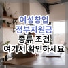 여성창업 정부지원금 종류 조건 여기서 확인하세요 네이버 블로그