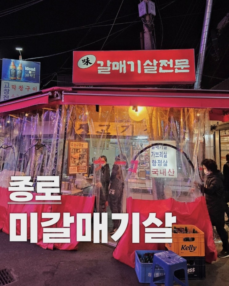 서울종로 종로3가 갈매기살 골목 핫플 미갈매기살 네이버 블로그