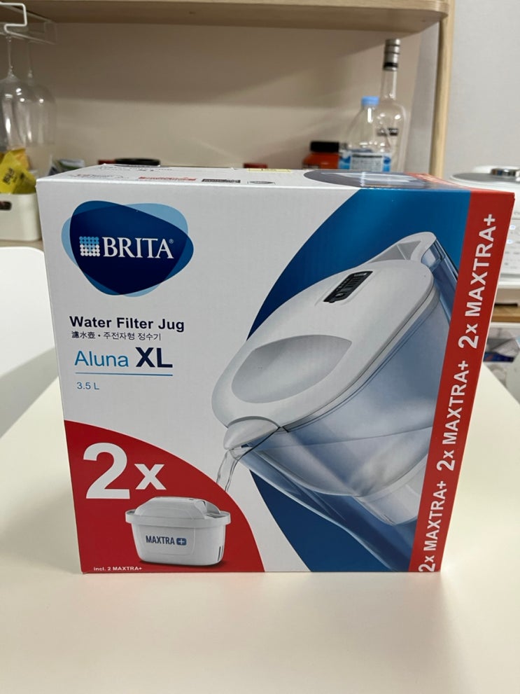 [제품리뷰] 브리타 알루나 정수용기 3.5L 벨류팩 개봉기(Brita Aluna Water Purifier 3.5L Value ...