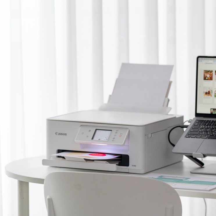 홈스쿨링 교재 출력 위한 무선 인쇄 지원 가정용복합기 추천 캐논 TS7790 : 네이버 블로그