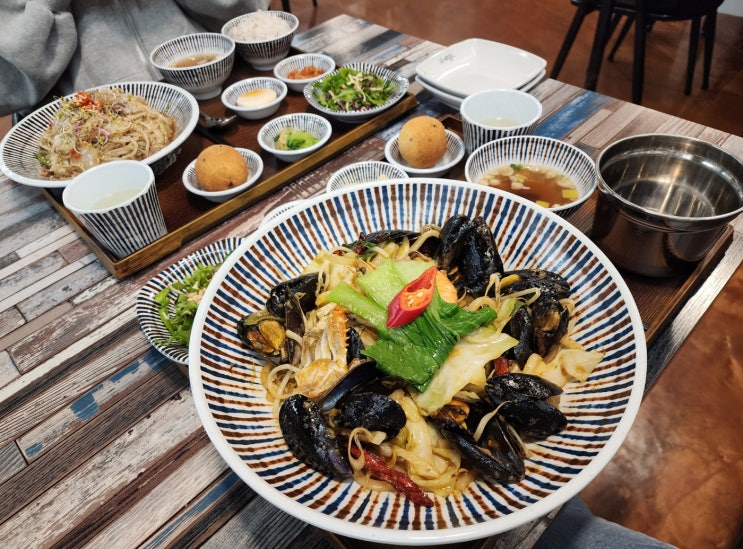 순천 연향3지구 맛집 정제에서 정갈한 우삼겹숙주볶음정식과 해물볶음우동 한상 네이버 블로그