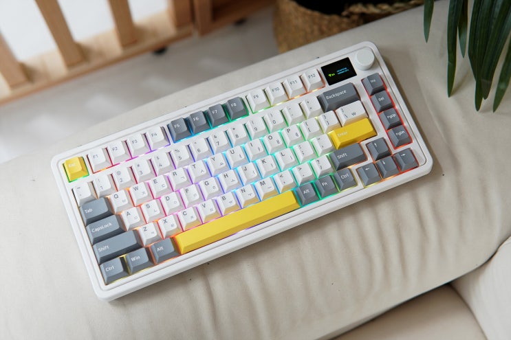 장안의 화제. 펀키스 FL-ESPORTS CMK75 LCD 기계식 키보드 : 네이버 블로그