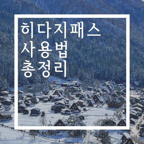 신 히다지패스로 나고야에서 다카야마 시라카와고 가는법 자유여행 총정리 기후코인 꼭 쓰세요⭐️ 쇼류도패스 비교 네이버 블로그