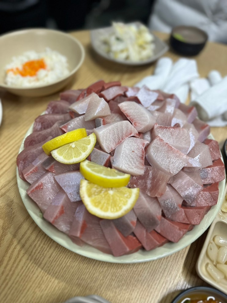 겨울 대방어 연남동 바다회사랑 1호점 금요일 평일 오후 웨이팅 후기 네이버 블로그