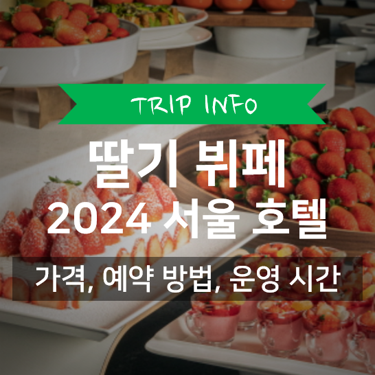 2024년 서울 호텔 딸기 뷔페 총정리 🍓인터컨티넨탈서울코엑스 롯데호텔 반얀트리호텔 Jw메리어트호텔동대문 서울드래곤시티