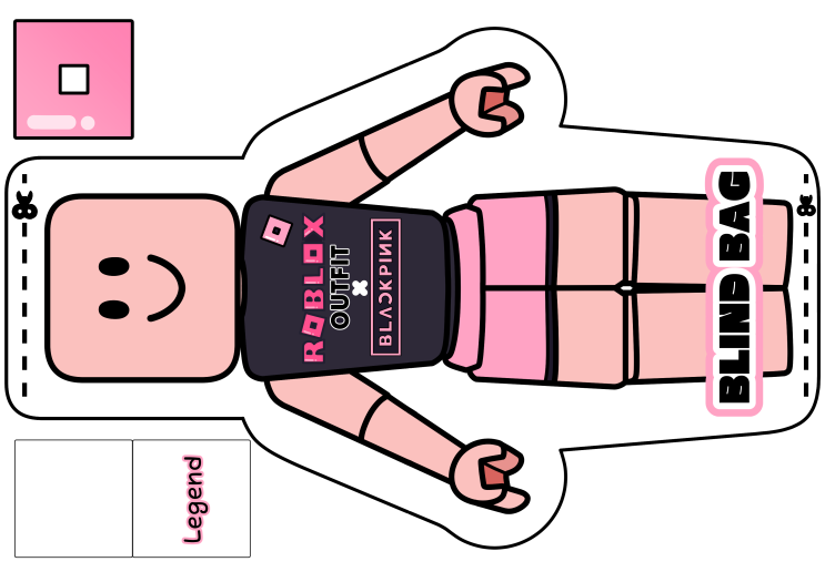 Paper Diy ️뉴진스and블랙핑크 로블록스 블라인드백 ️무료도안무료배포 네이버 블로그