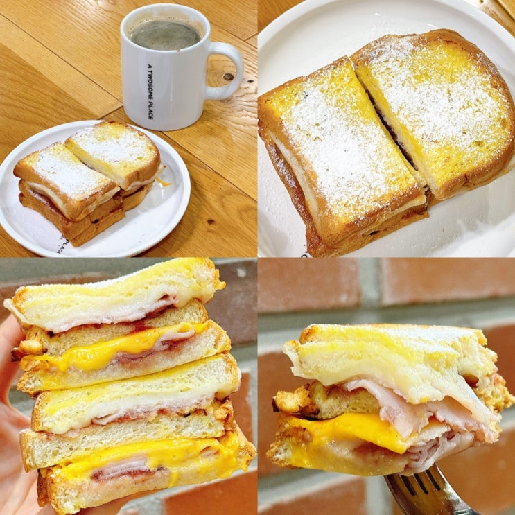 투썸 오븐에 구운 몬테크리스토 맛 영양정보 칼로리 I 투썸플레이스 올데이 세트 메뉴 내돈내산 네이버 블로그
