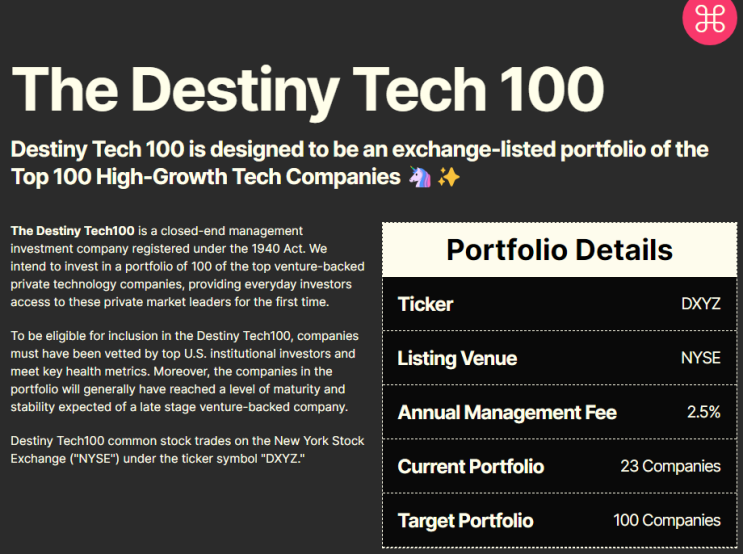 Dxyz-The Destiny Tech 100 : 네이버 블로그