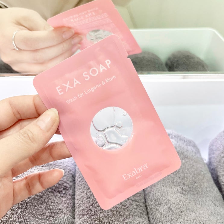 엑사소프 여행용세제 속옷 손빨래 간편 세탁 일회용 휴대용세제 추천 : 네이버 블로그