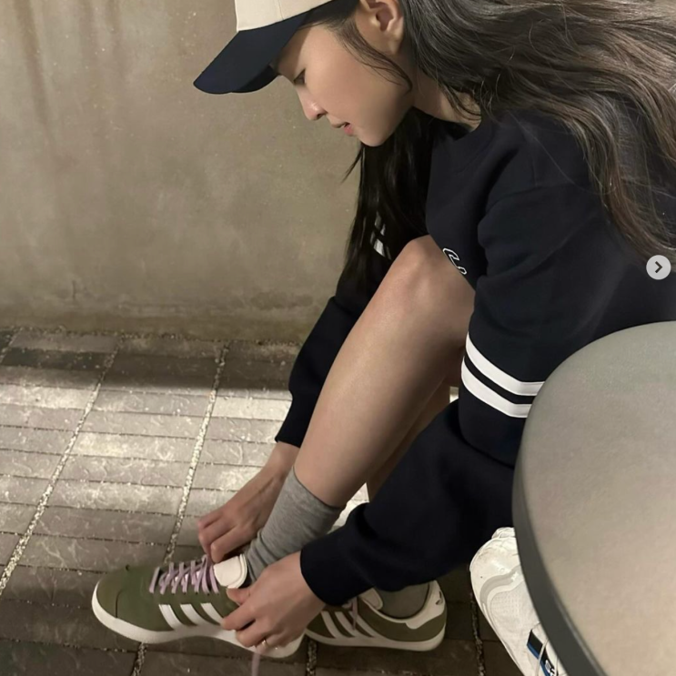 류이서 아디다스 가젤 여자 운동화 추천 여성 스니커즈 사이즈 가격 정보 네이버 블로그
